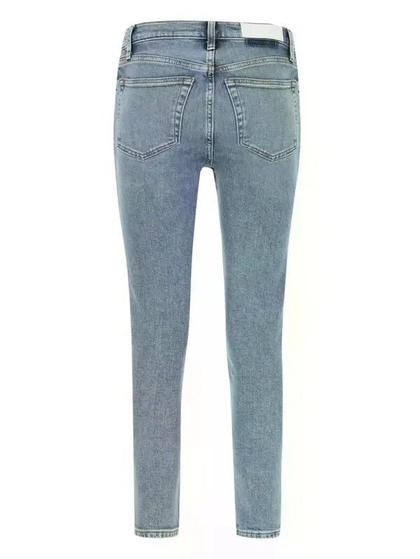 RE/DONE Logo Appliqué Skinny Jeans