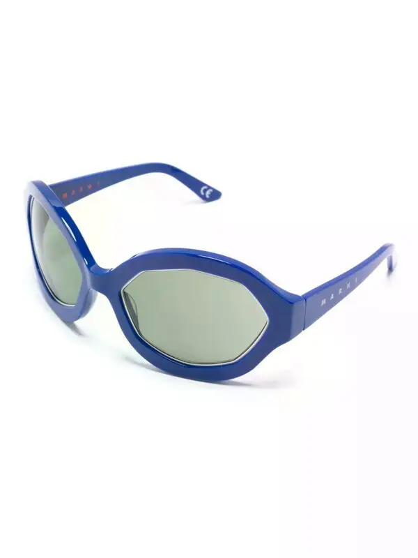 Marni Cumulus Cloud Oval-frame Sunglasses