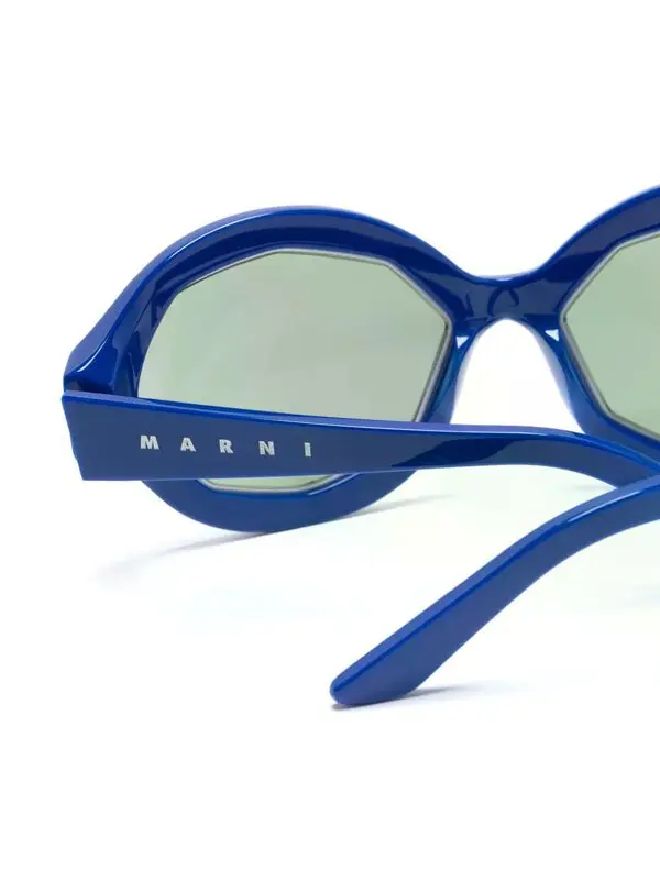 Marni Cumulus Cloud Oval-frame Sunglasses