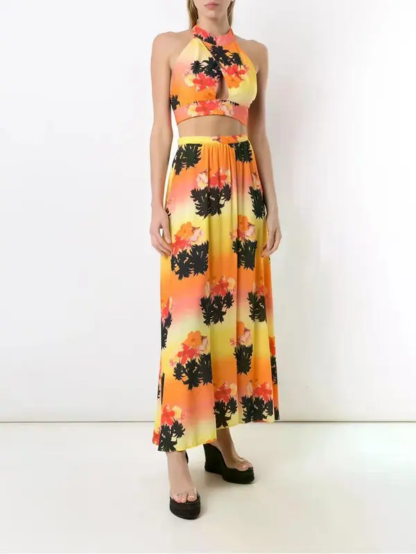 AMIR SLAMA Halter Neck Blouse
