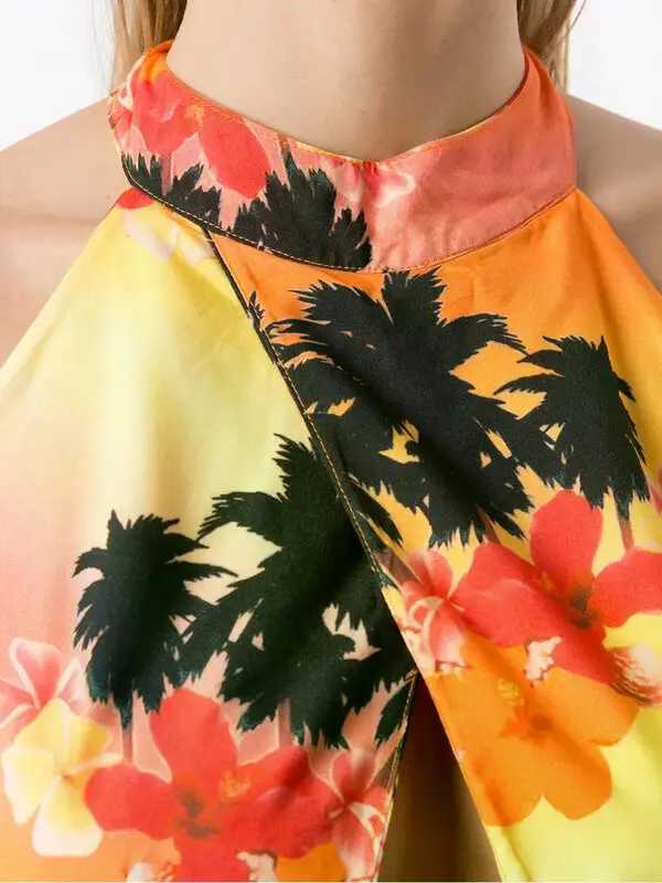 AMIR SLAMA Halter Neck Blouse
