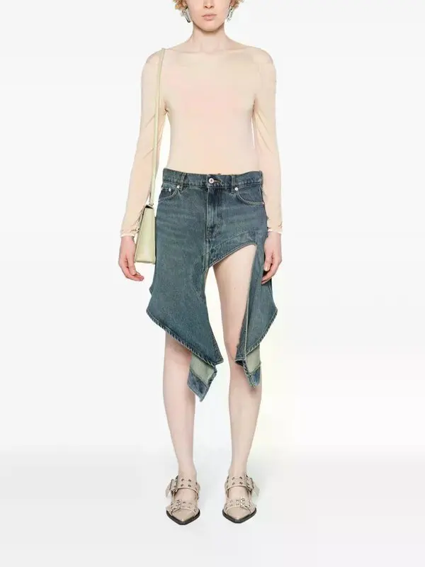 IOANA CIOLACU Off-shoulder Long-sleeve Bodysuit - Neutrals