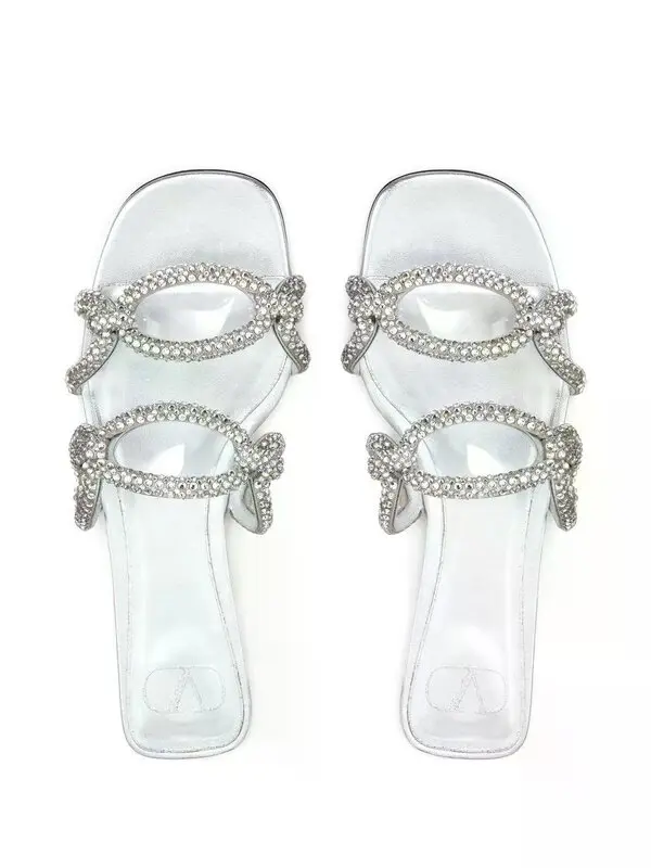 Valentino Garavani Chain 1967 Crystal-embellished Sandals