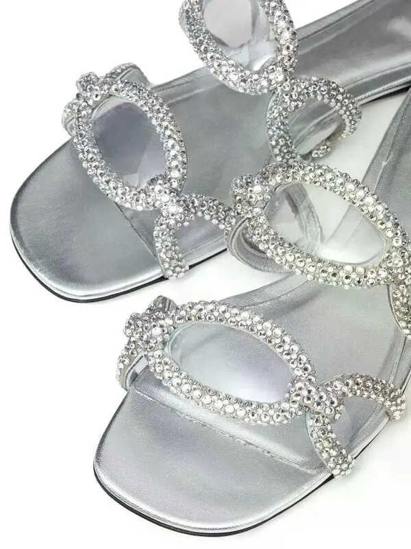 Valentino Garavani Chain 1967 Crystal-embellished Sandals