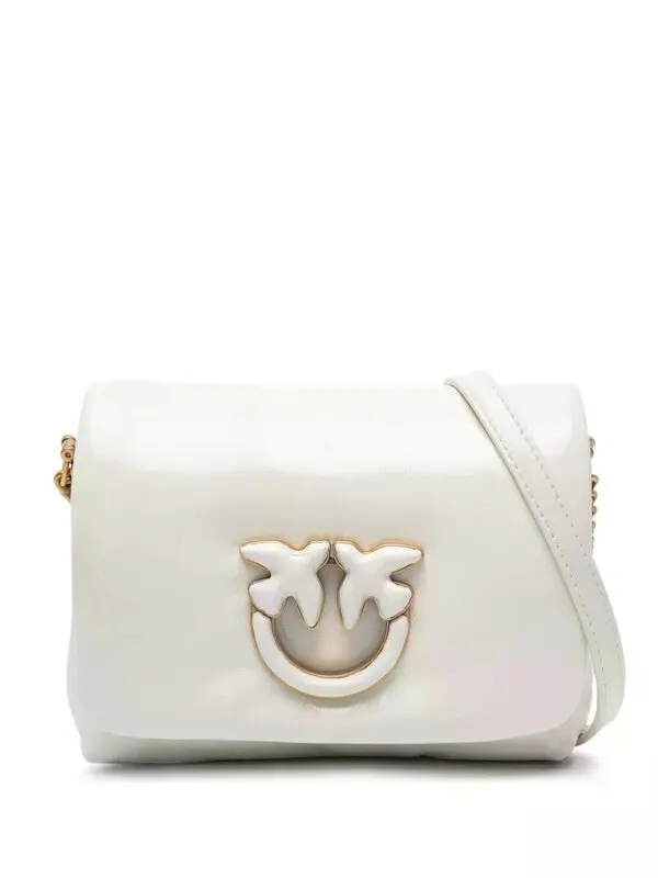 Pinko Baby Love Click Puff Crossbody Bag - Neutrals