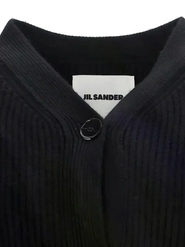 JIL SANDER Ribbed-knit Cardigan