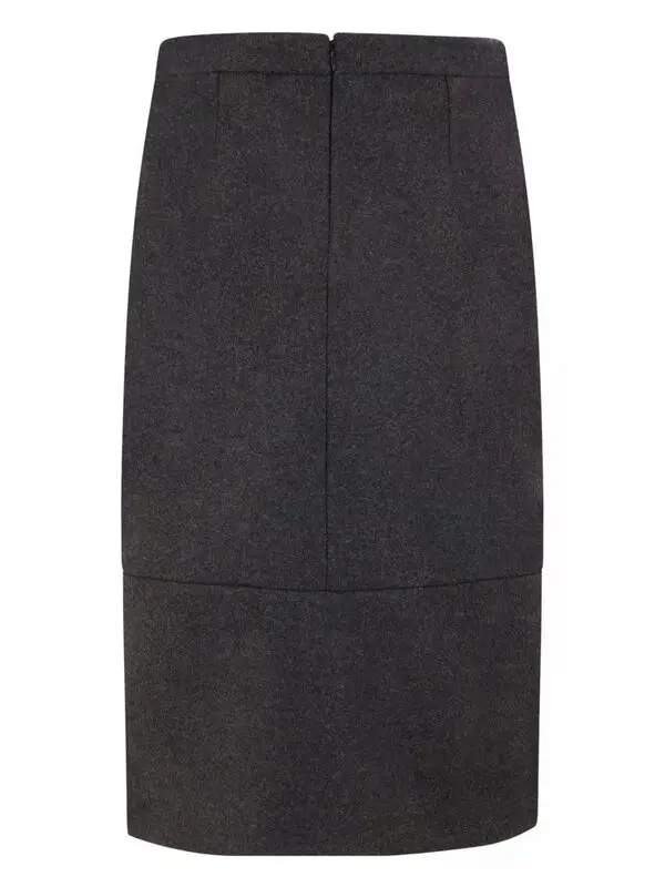 Plan C Sequin-embellished Midi Skirt - Grey