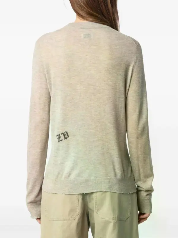 Zadig&Voltaire Rock N Roll" Slogan Print Jumper
