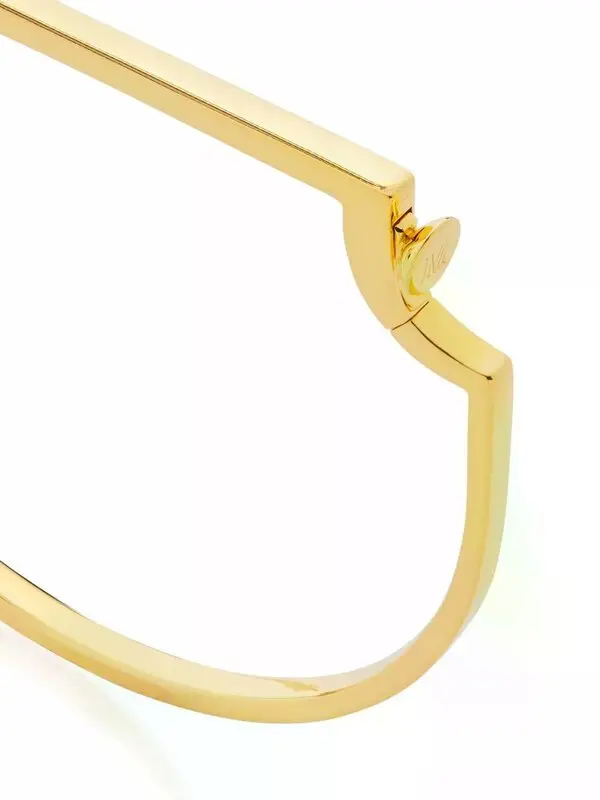 Monica Vinader Signature Skinny Bangle - Gold