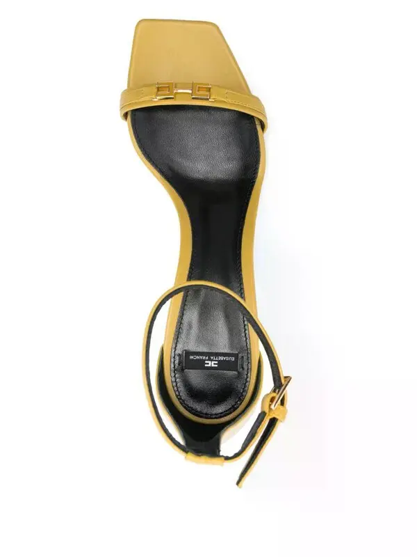 Elisabetta Franchi Logo-plaque 65mm Sandals