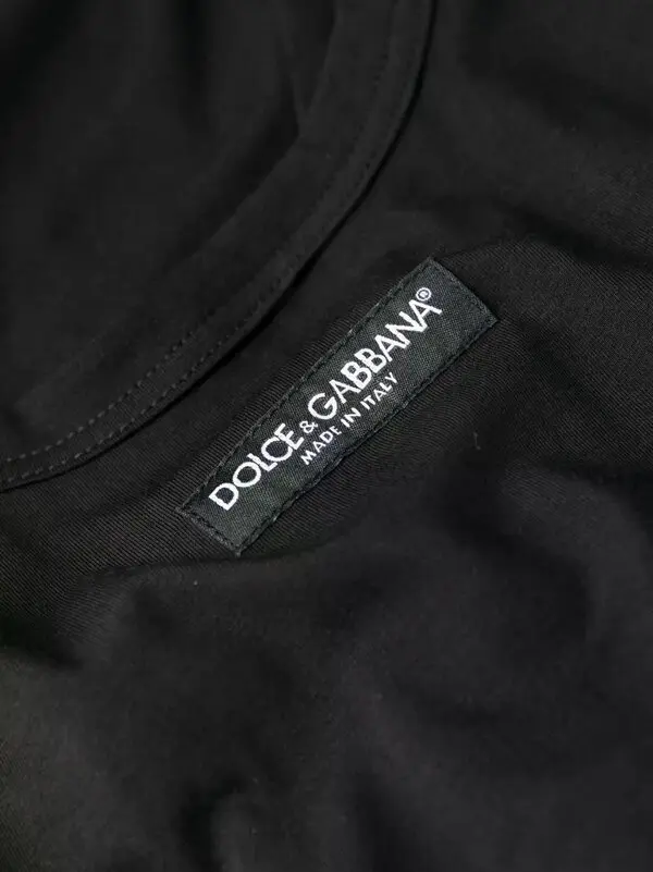 Dolce & Gabbana Logo-patch Tank Top