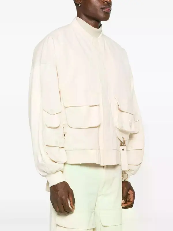 UNTITLED ARTWORKS Washed Cargo Bomber Jacket