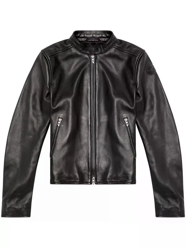 DIESEL® L-ayla Leather Biker Jacket
