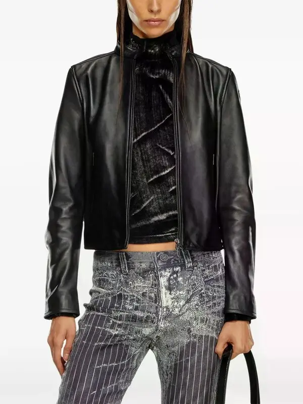 DIESEL® L-ayla Leather Biker Jacket