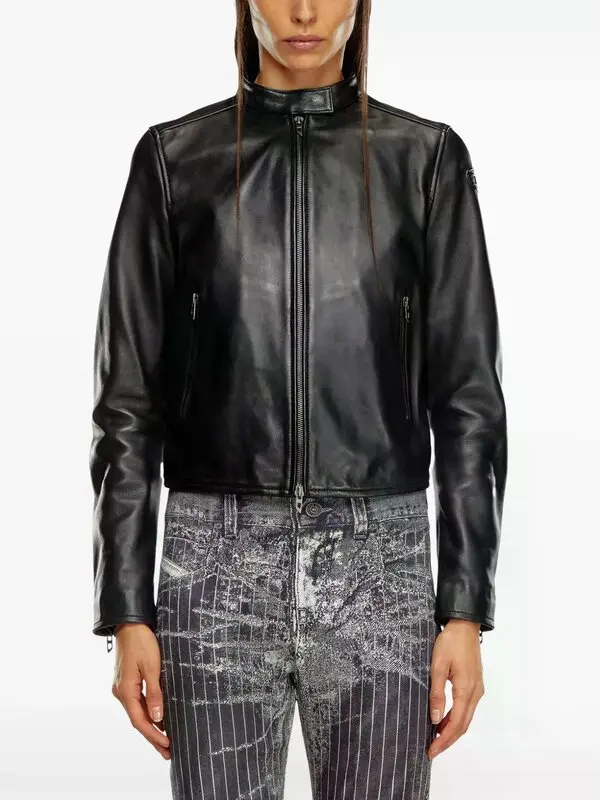 DIESEL® L-ayla Leather Biker Jacket