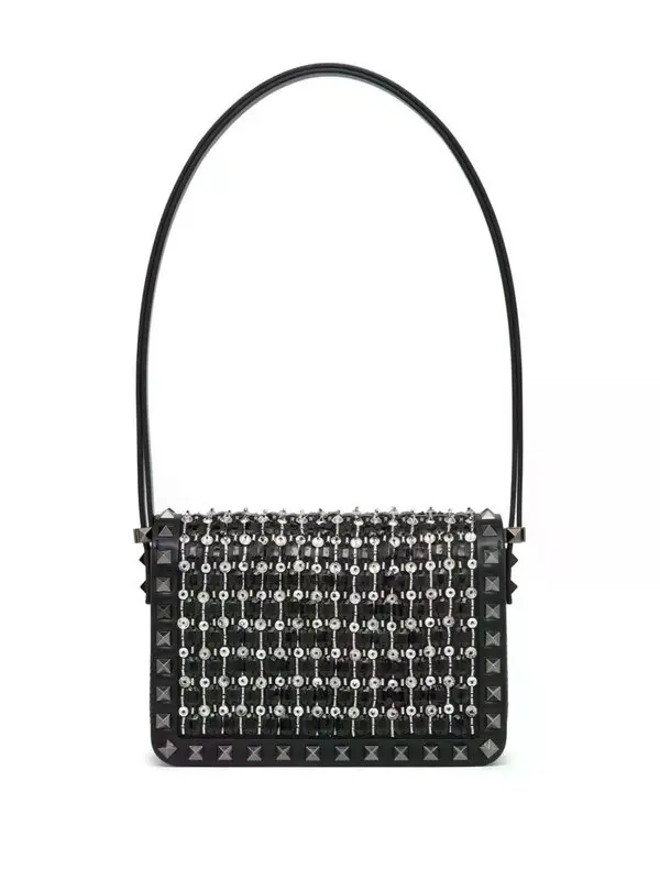 Valentino Garavani Rockstud23 Embroidered Shoulder Bag