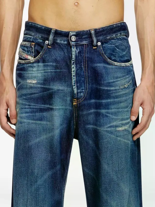 DIESEL® D-rise Wide-leg Jeans - Blue
