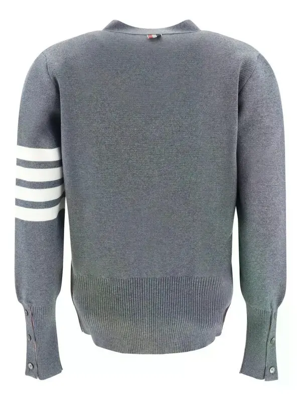 Thom Browne Milano Stitch V-neck Merino Cardigan