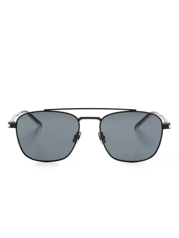 Saint Laurent Sl 665 Square-frame Sunglasses - Black
