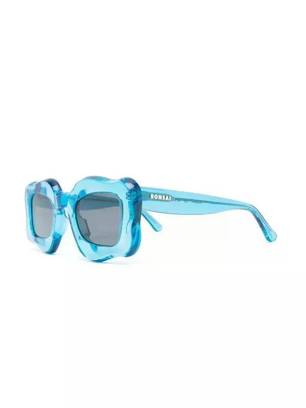 BONSAI Oversized Curved-frame Sunglasses