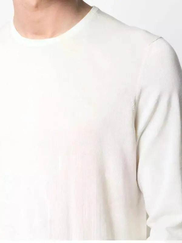 DRUMOHR Crew-neck Cotton Jumper - Neutrals