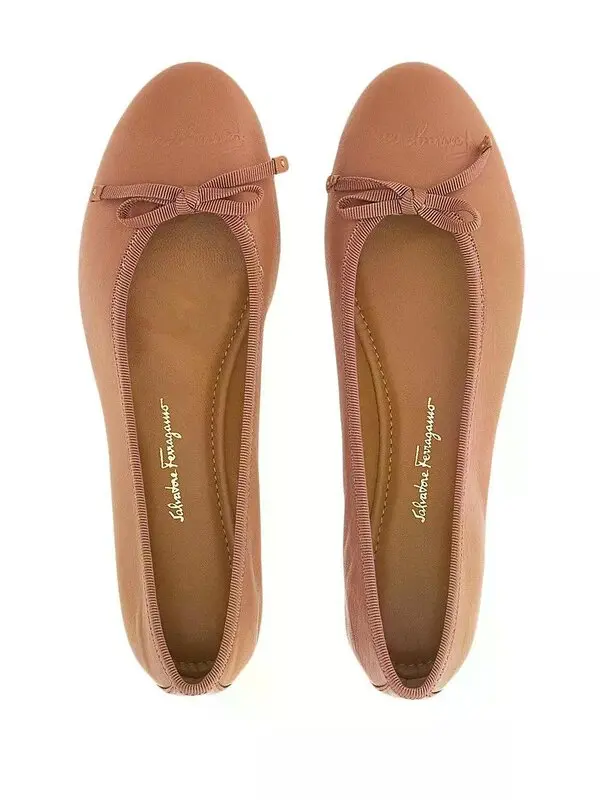 FERRAGAMO Bow-detail Ballet Flats