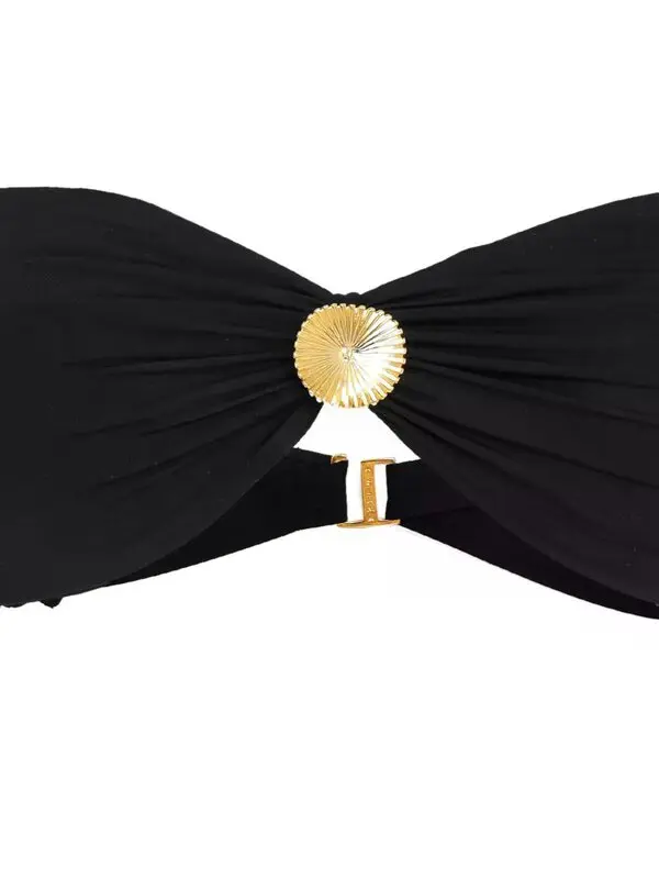 AMIR SLAMA Draped-detail Bikini Set