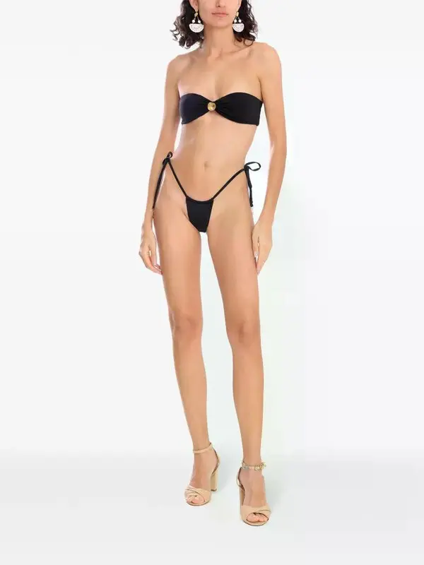 AMIR SLAMA Draped-detail Bikini Set