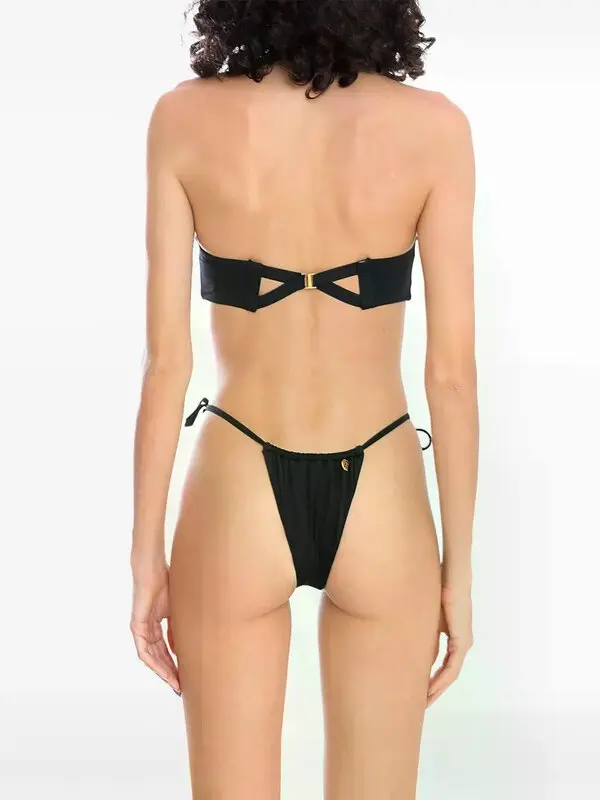 AMIR SLAMA Draped-detail Bikini Set