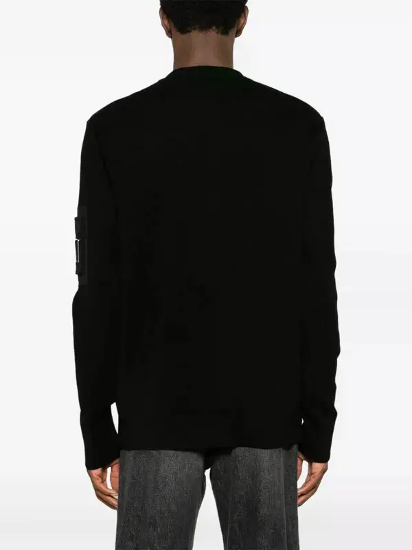 Givenchy Pocket-appliqué Wool Jumper