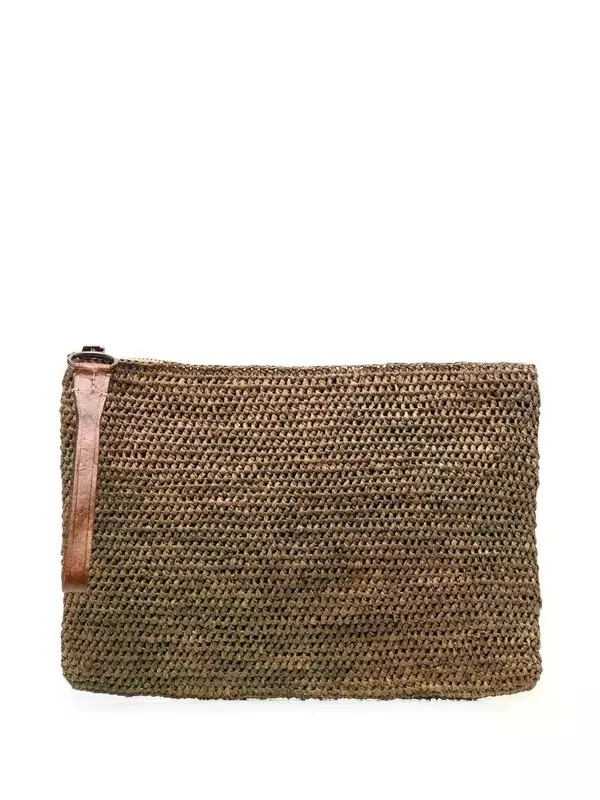 IBELIV Zipped Clutch - Brown