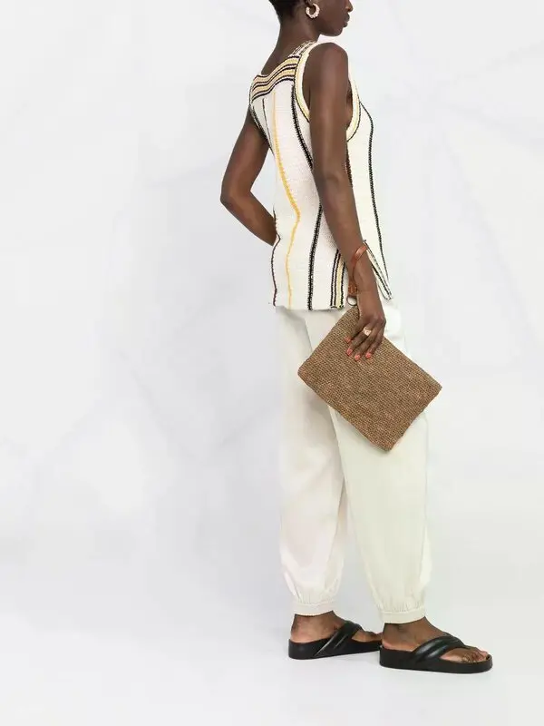 IBELIV Zipped Clutch - Brown
