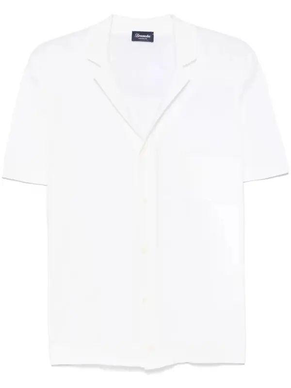 DRUMOHR Ribbed Shirt - Neutrals