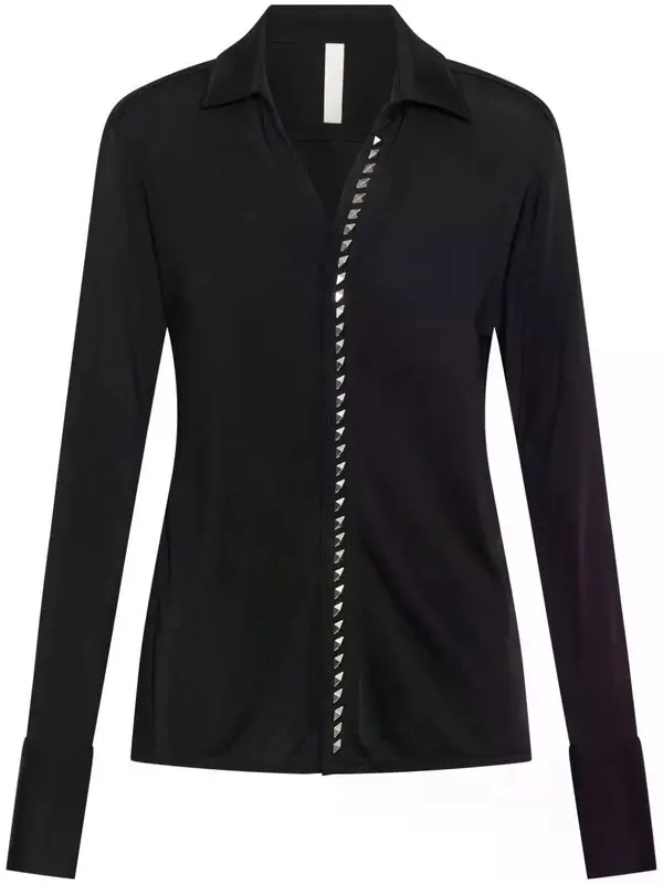 DION LEE Studded-placket Shirt