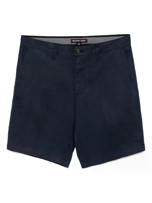 Michael Kors Logo-embroidered Shorts - Blue