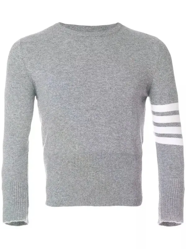 Thom Browne 4-bar Short Cashmere Pullover