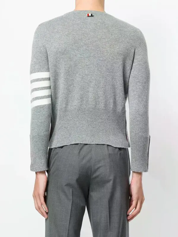Thom Browne 4-bar Short Cashmere Pullover