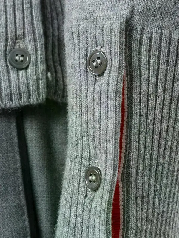 Thom Browne 4-bar Short Cashmere Pullover