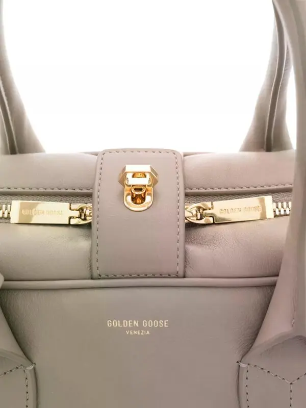 GOLDEN GOOSE Leather Tote Bag - Neutrals