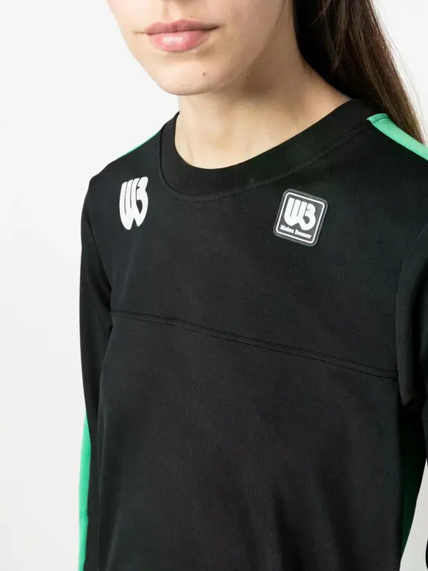 WALES BONNER Logo-patch Organic-cotton Sweatshirt