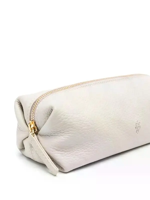 Eleventy Pebbled Leather Pencil Case