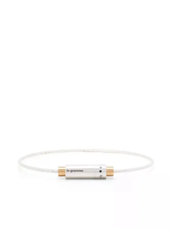 Le Gramme 18kt Yellow Gold 9g Bracelet - Silver