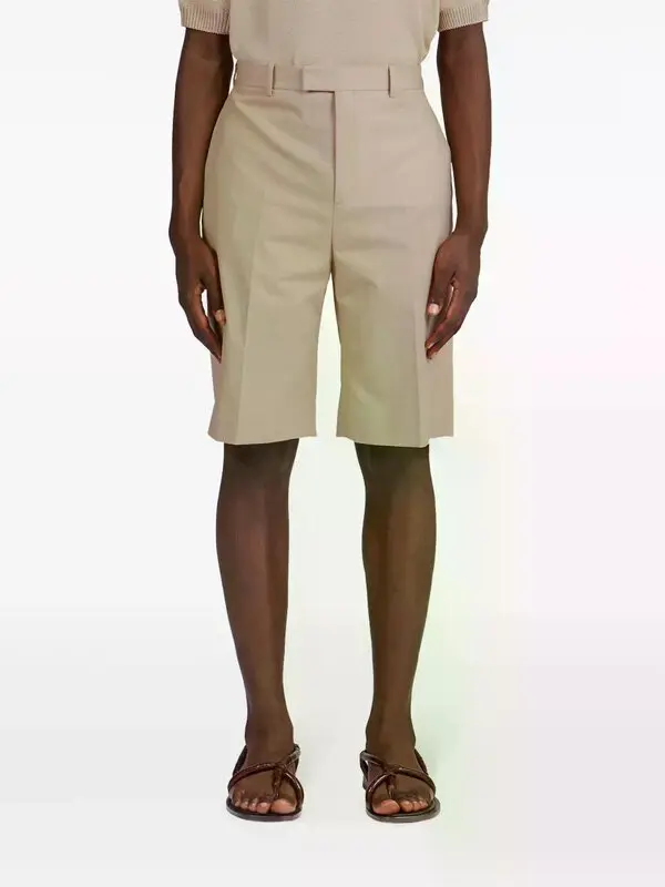 FERRAGAMO Pressed Crease Bermuda Shorts