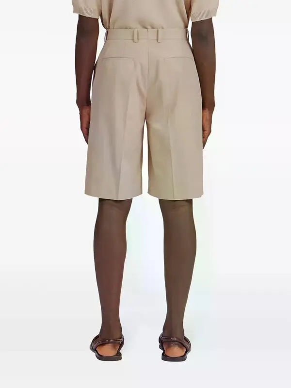 FERRAGAMO Pressed Crease Bermuda Shorts