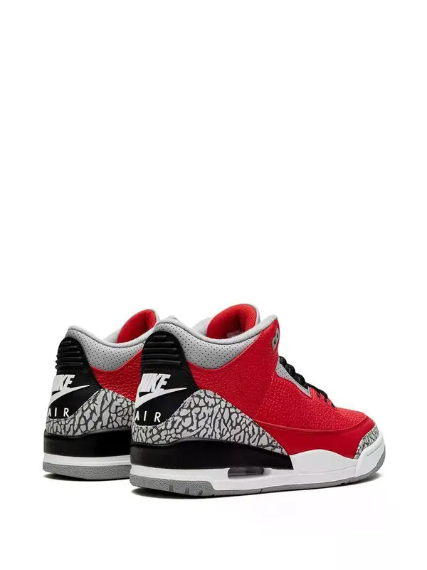 JORDAN Air 3 Retro Cement/unite Sneakers - Red
