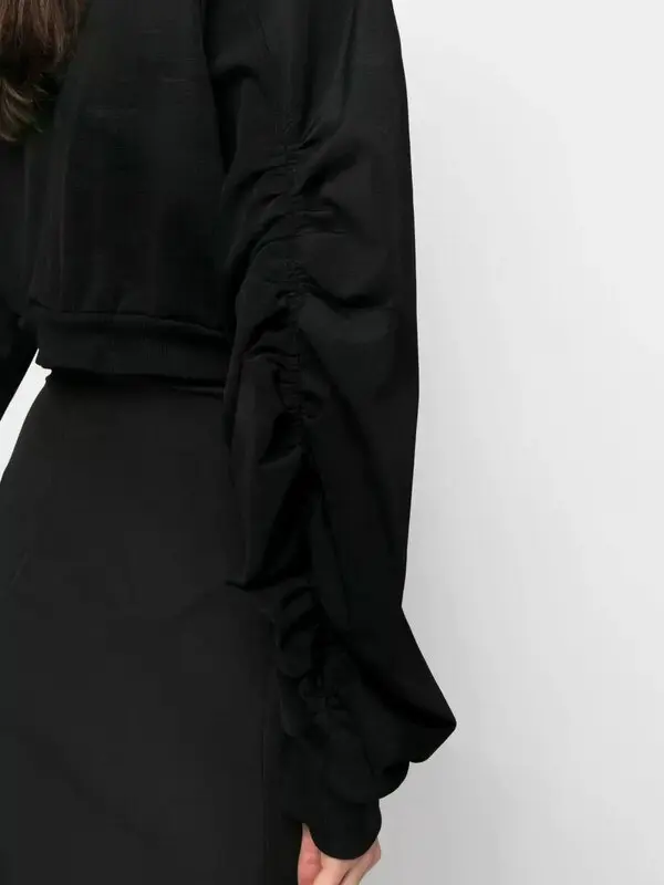 ALESSANDRO VIGILANTE Cut-out Cropped Bomber Jacket