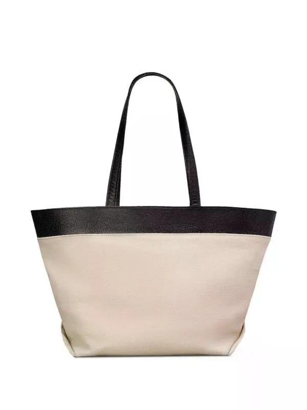 AMI Paris Logo-plaque Panelled Tote Bag