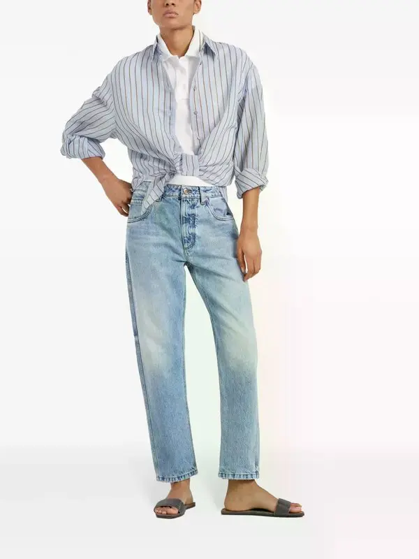 Brunello Cucinelli Distressed-effect Denim Jeans