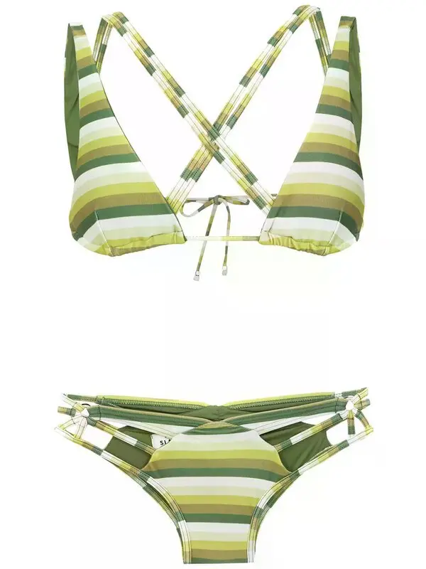 AMIR SLAMA Striped Bikini