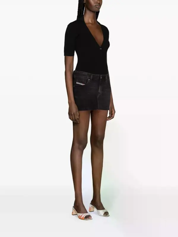 DIESEL® De-ron Denim Miniskirt
